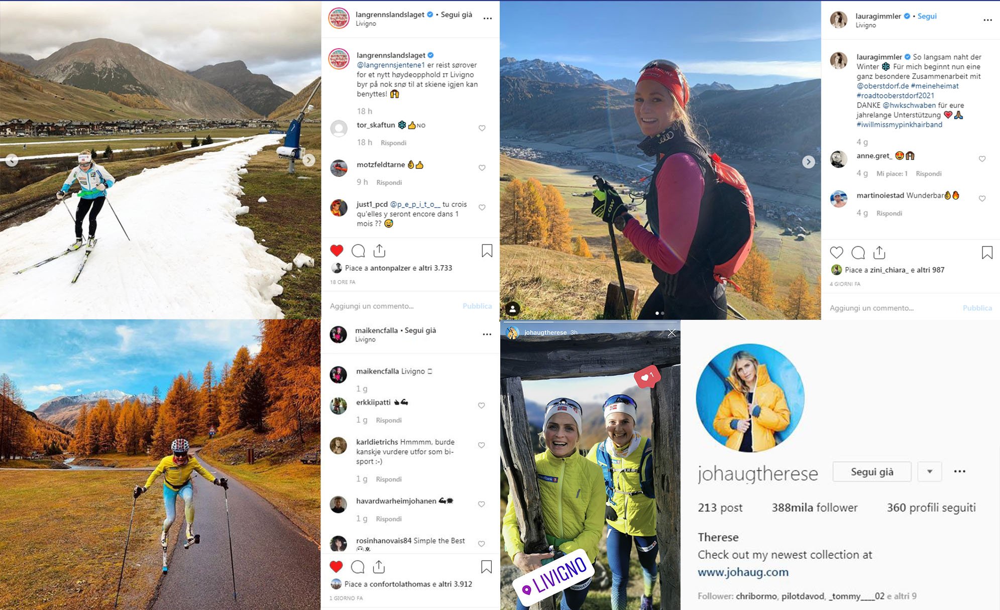 Altitude Training on fire in Livigno: from Pellegrino to Johaug ...